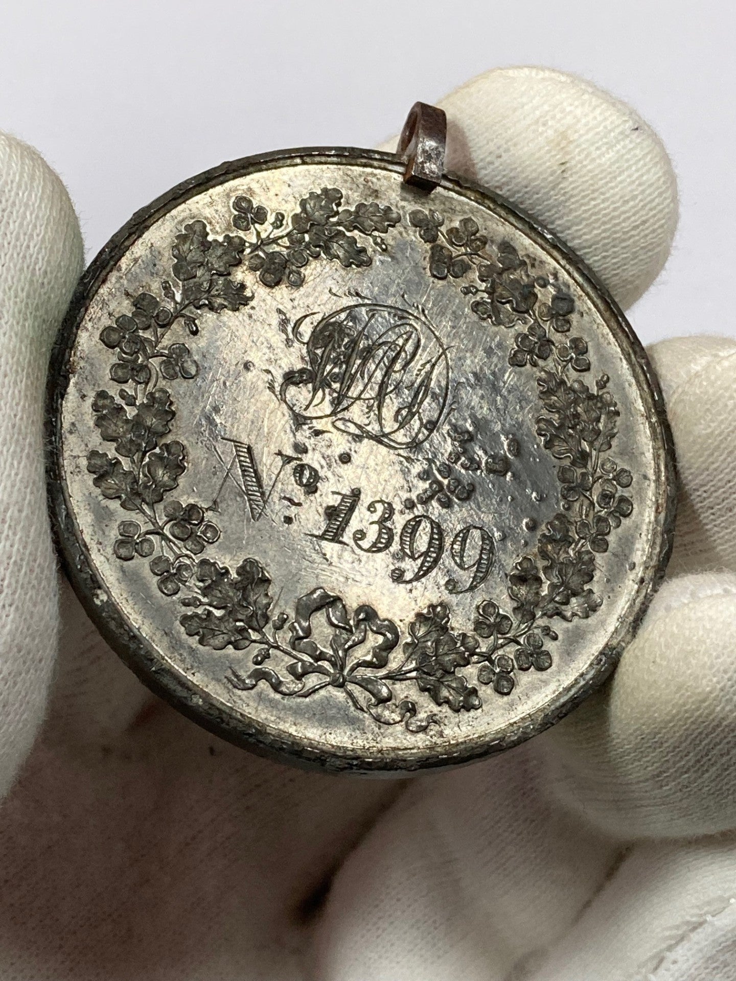 Rare British Ireland 1820 No Surrender Orange Order lodge members medal ...