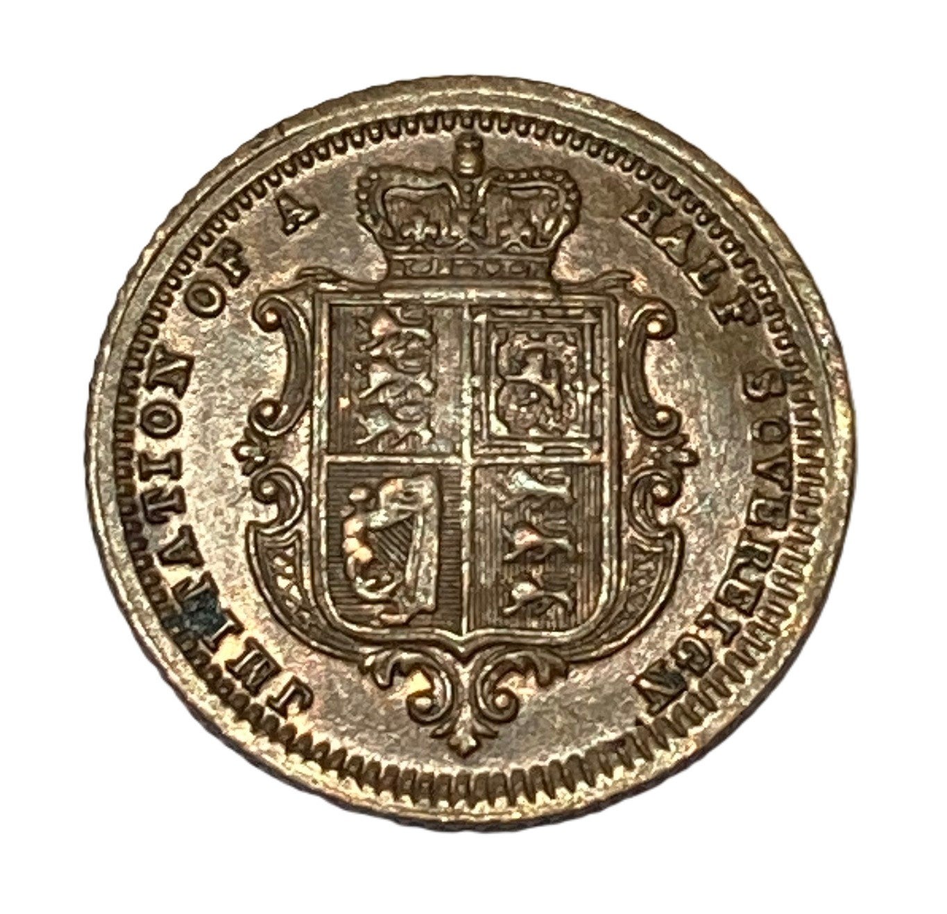 Victorian AE play money coin IMITATION HALF SOVEREIGN by LAUER – High ...